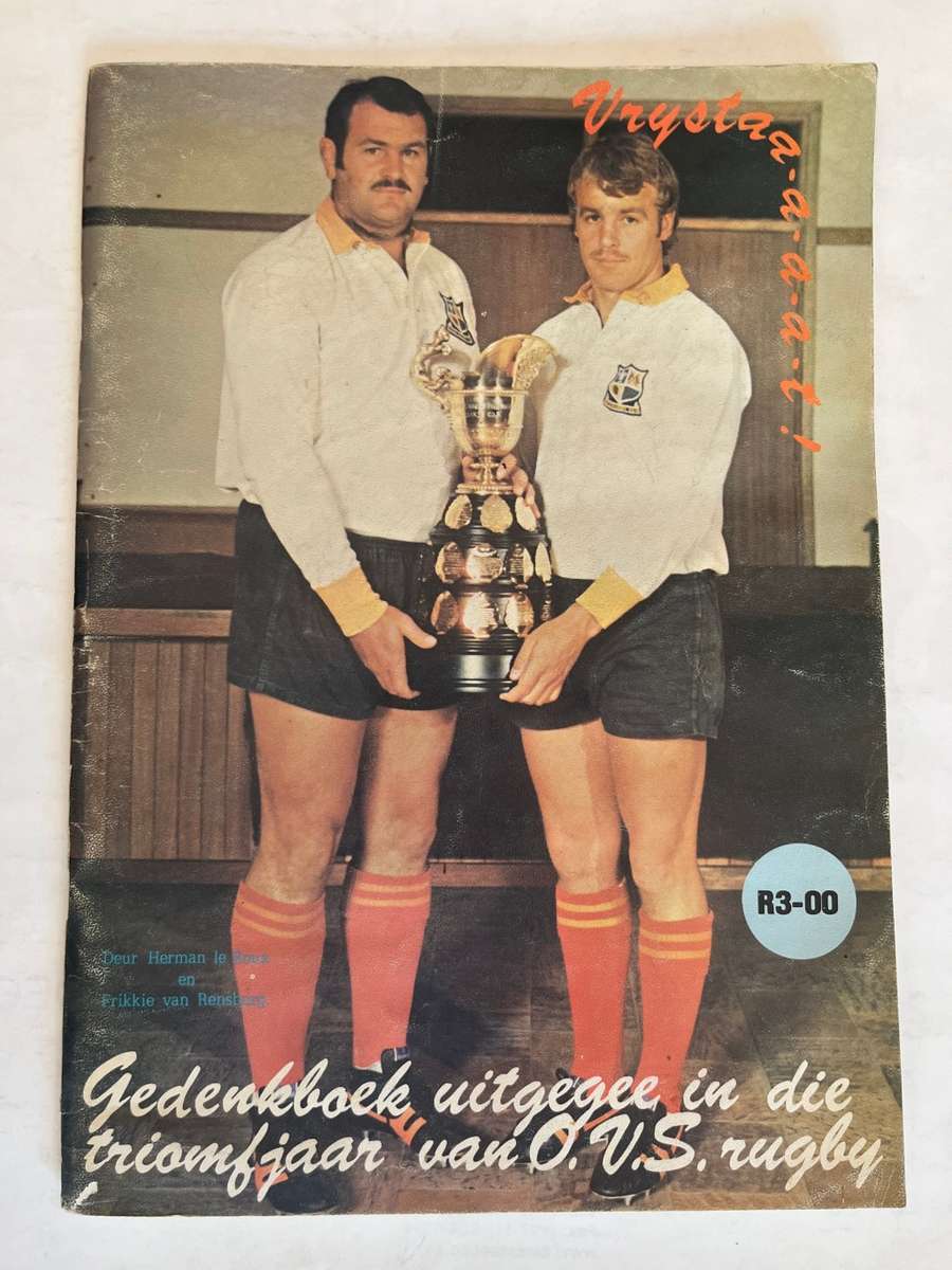 Sporting Memorabilia - Rugby book - *SIGNED* 1976 Gedenkboek uitgegee ...