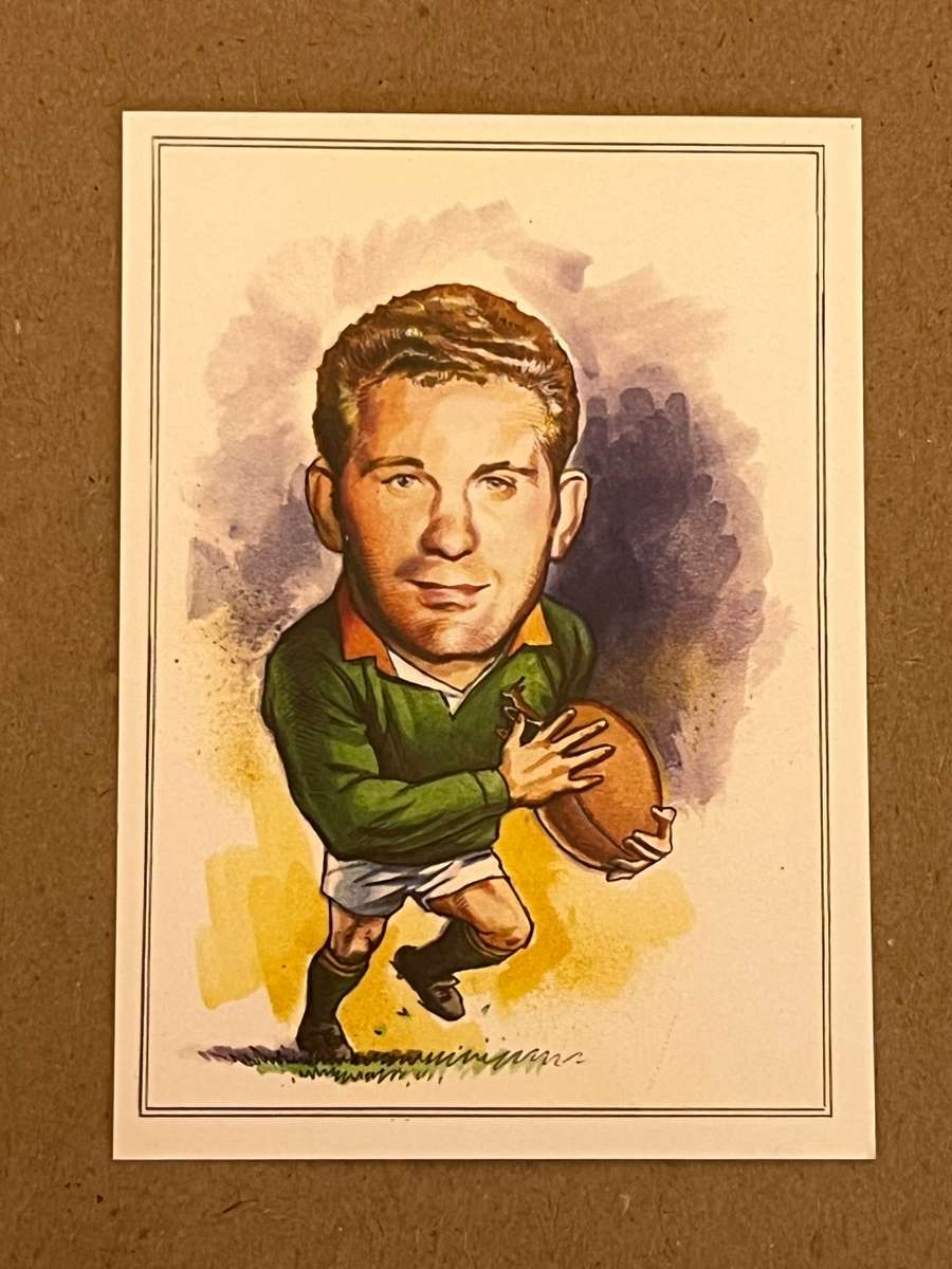 Sporting Memorabilia - Rugby Card - Mof Myburgh (6.5cm by 9cm) was ...
