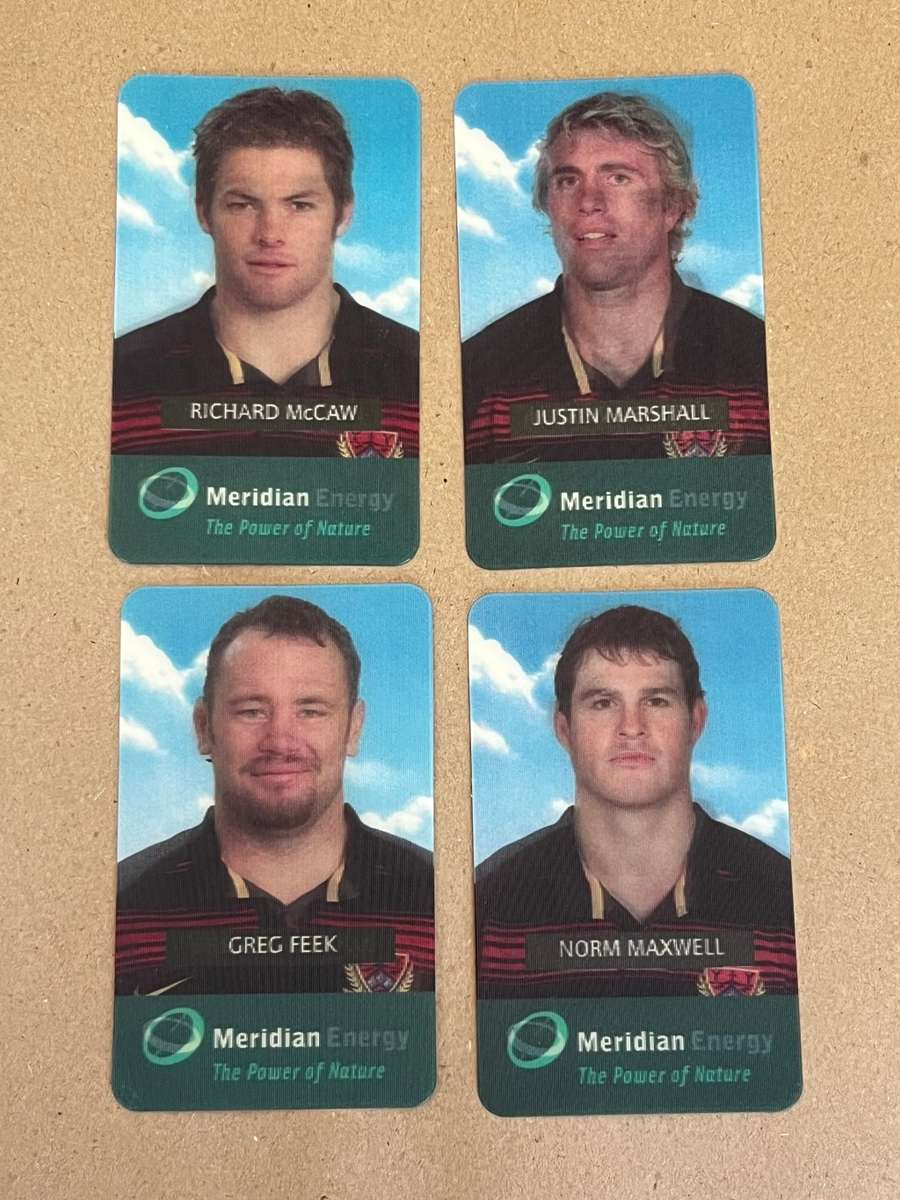 Sporting Memorabilia - Rugby Cards - 2002 Canterbury NPC 3D Rugby Cards ...