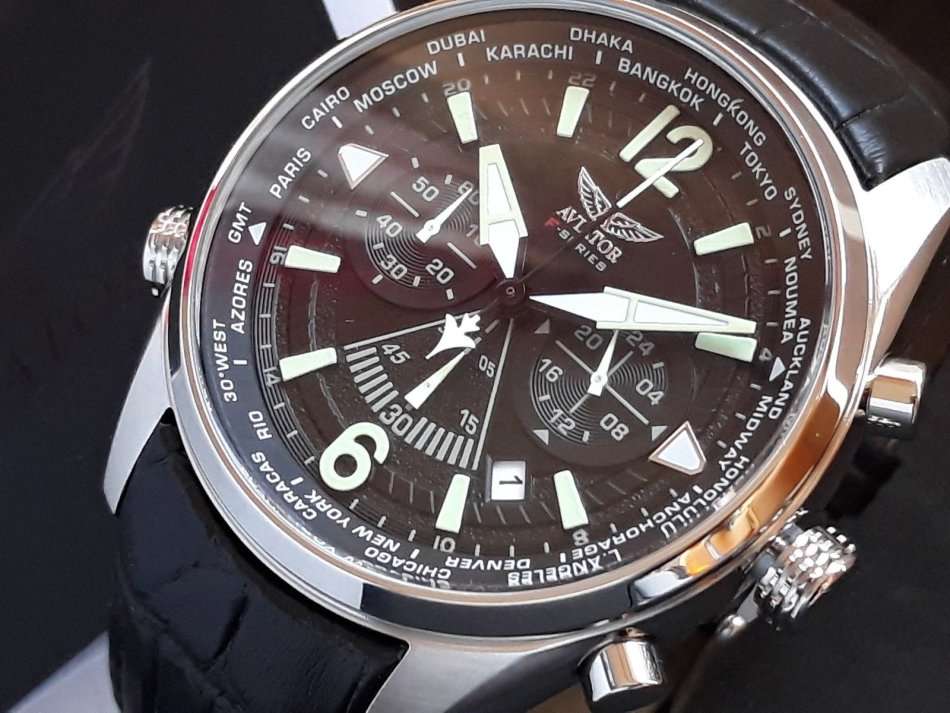 Men's Watches - Aviators Watch by Aviator F-Series Mens Military Pilot ...