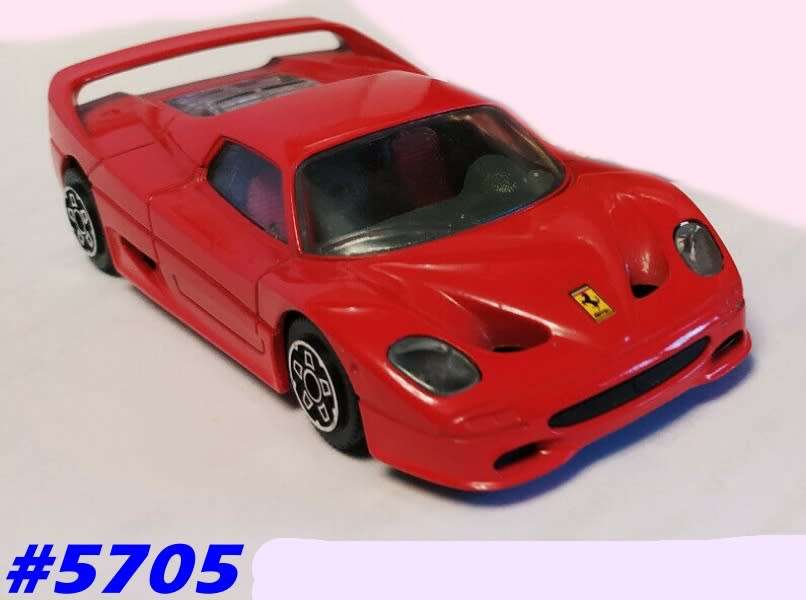Models - Ferrari F50 (F130) 1994 red 1/43 Bburago NEW+reblistered #5705 ...