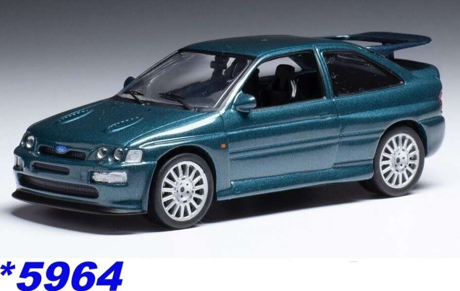 Models - Ford Escort RS Cosworth 1994 green-met 1:43 IXO NEW+boxed ...