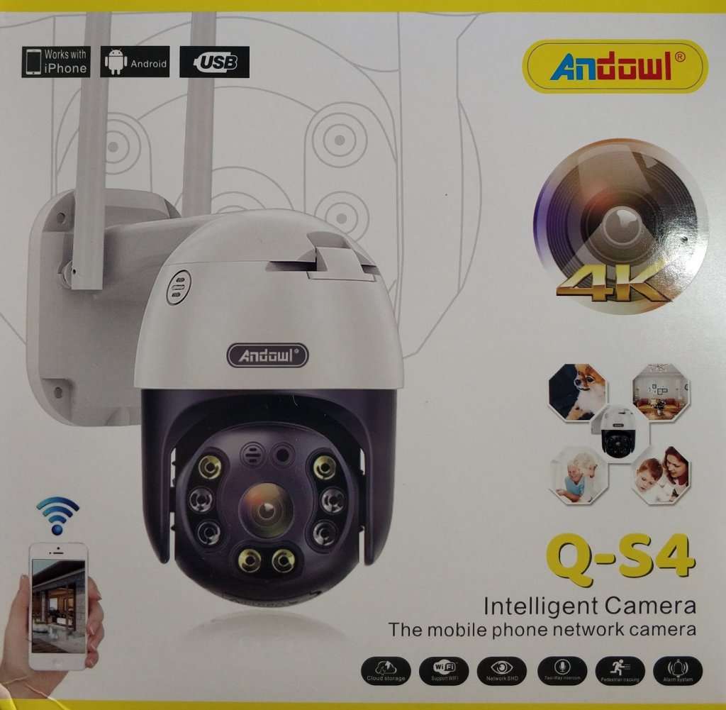 Surveillance Cameras - R1 START-Andowl Q-S4 Full HD 4K Wireless Smart ...