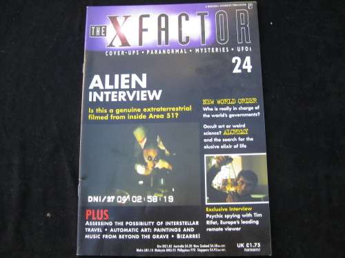 Magazines - `The X-factor` No. 24. Magazine. Cover-ups, paranormal ...