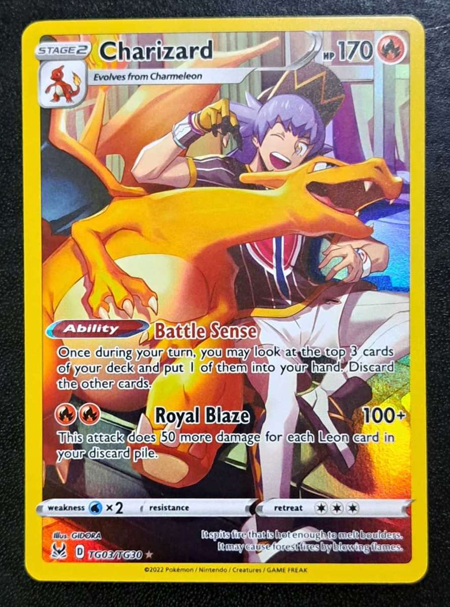 Trading Cards - Pokemon Trading Cards - Charizard - TG03/TG30 - Holo ...
