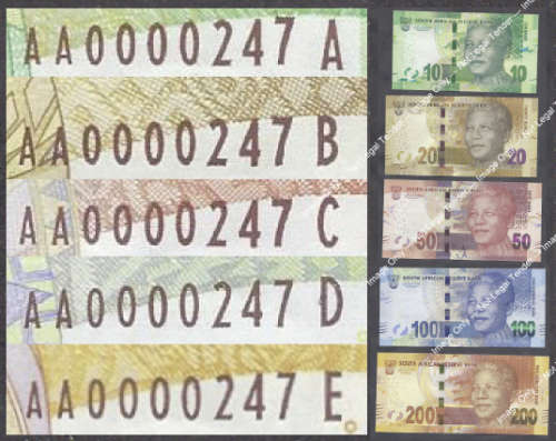 Other South African Bank Notes - Crisp Uncirculated : Nelson Mandela ...