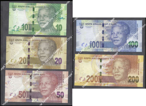 Other South African Bank Notes - Crisp Uncirculated : Nelson Mandela ...