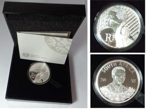 One Rand - RSA: Nelson Mandela Silver Proof R1 of 2018 for sale in Cape ...