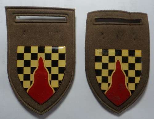 South African Army - SADF: Pair of Sasol Commando Shoulder Flashes ...
