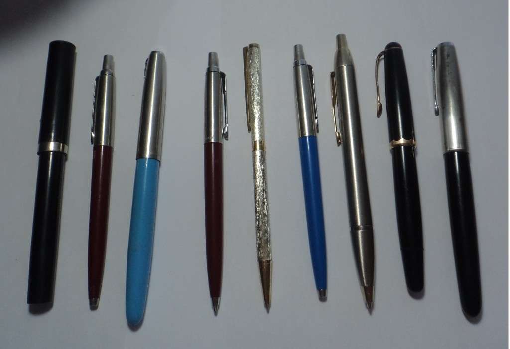 Writing Instruments & Accessories - Nine Pens (6 Roller Ball & 3 ...