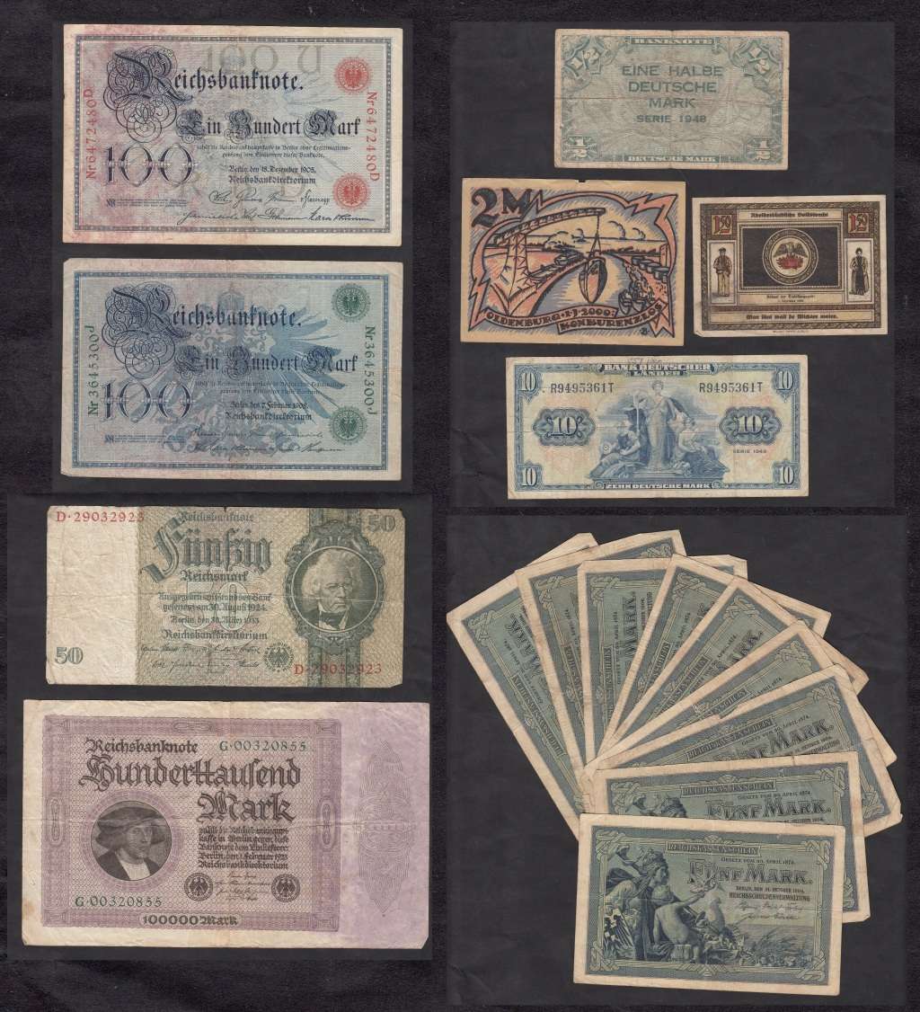 Europe & Great Britain - Germany: Seventeen (17) very old German ...