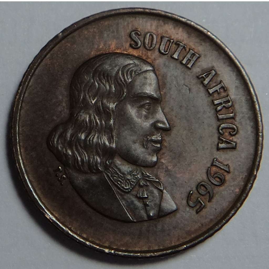 One Cent - Republic of SA: One Cent of 1965 (English) Coin 2 of 2 for ...
