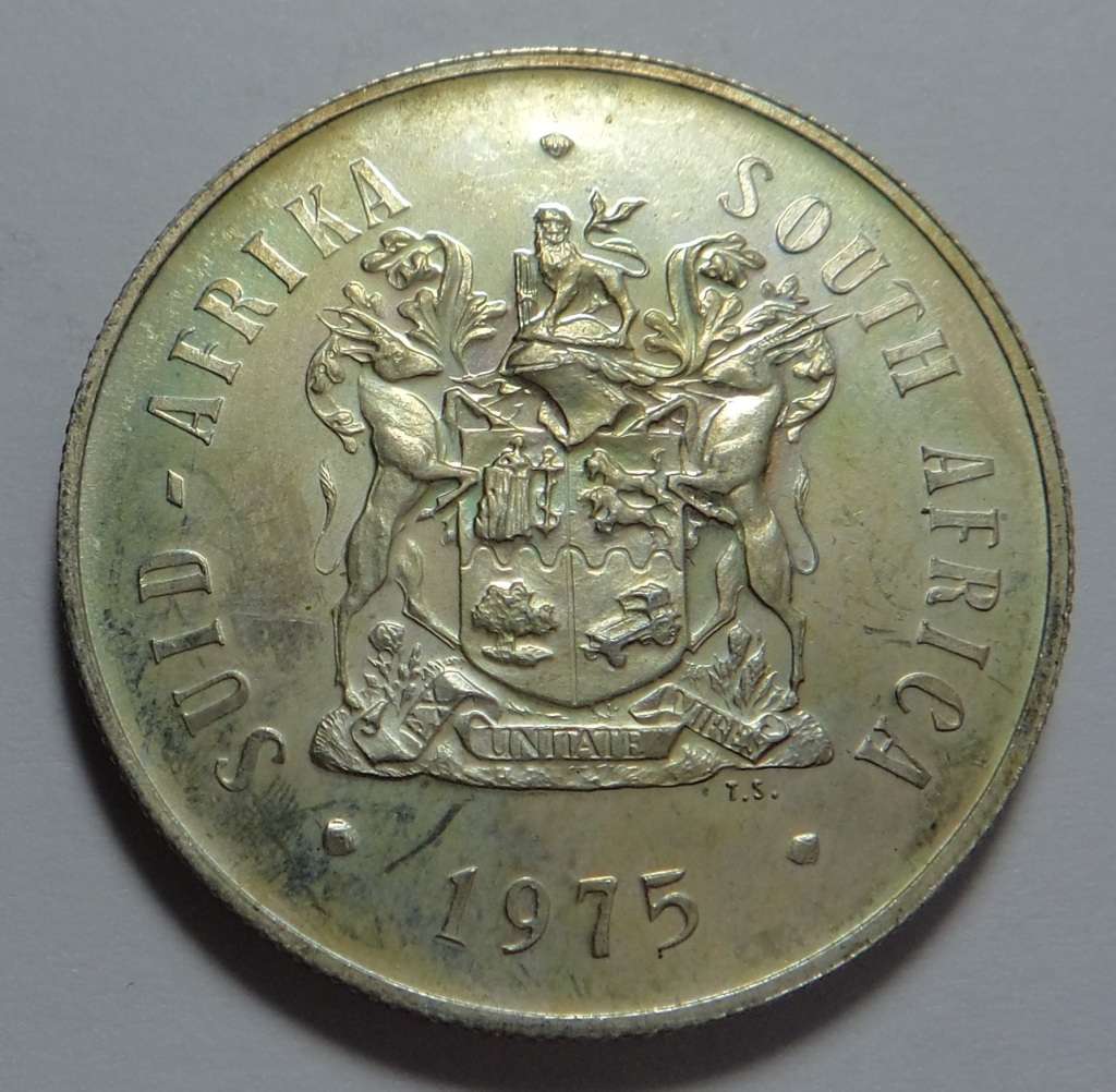 One Rand - Rep. of S. Africa: Silver R1 of 1975 (2 available) for sale ...