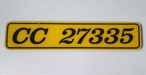 Road - Car number plate as per photo - Kimberley district for sale in ...