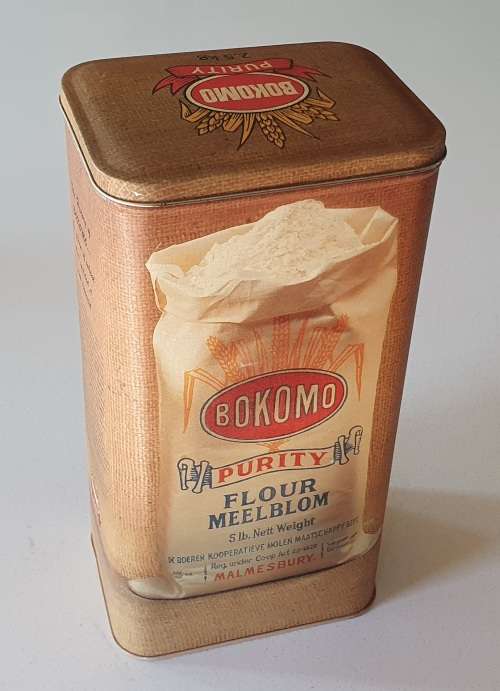 Tin - BOKOMO flour tin as per photos for sale in Bloemfontein (ID ...