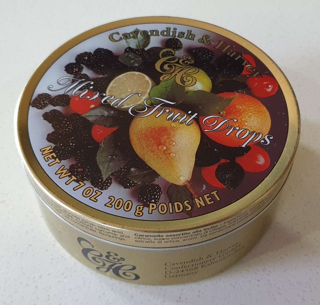 Tin - Fruit Drops tin as per photos was listed for R22.00 on 26 Feb at ...