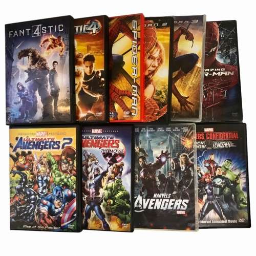 Movies - MARVEL DvD Collection - 10 x DVD Lot was sold for R11.00 on 9 ...