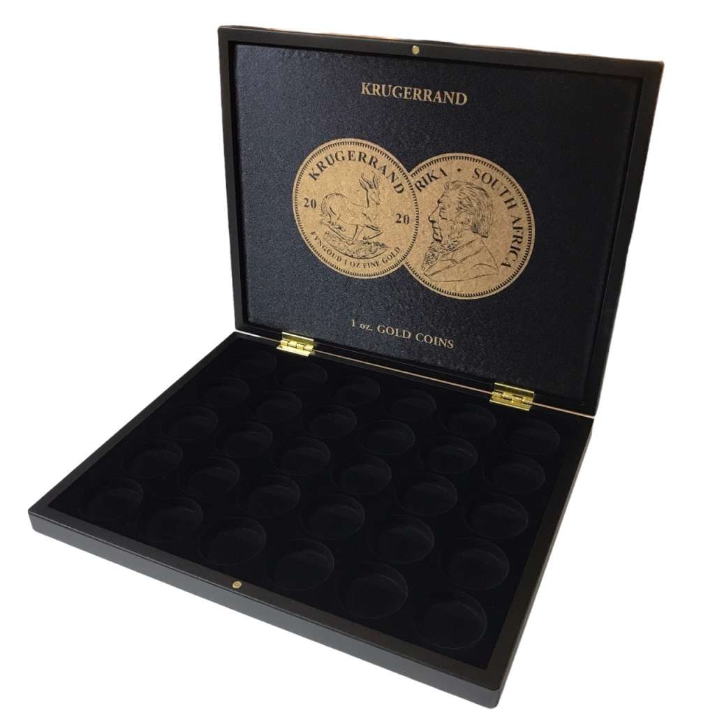 Coin Holders & Pockets - Presentation case for 30 Krugerrand gold coins ...