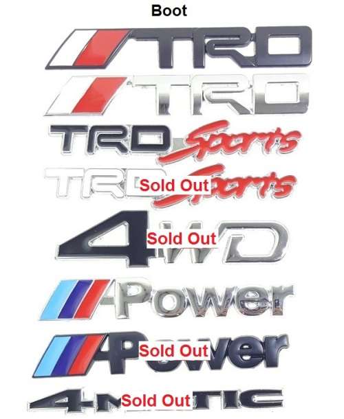 Emblems - Boot Emblem - Boot Badges - 13 Different designs Boot Emblem ...