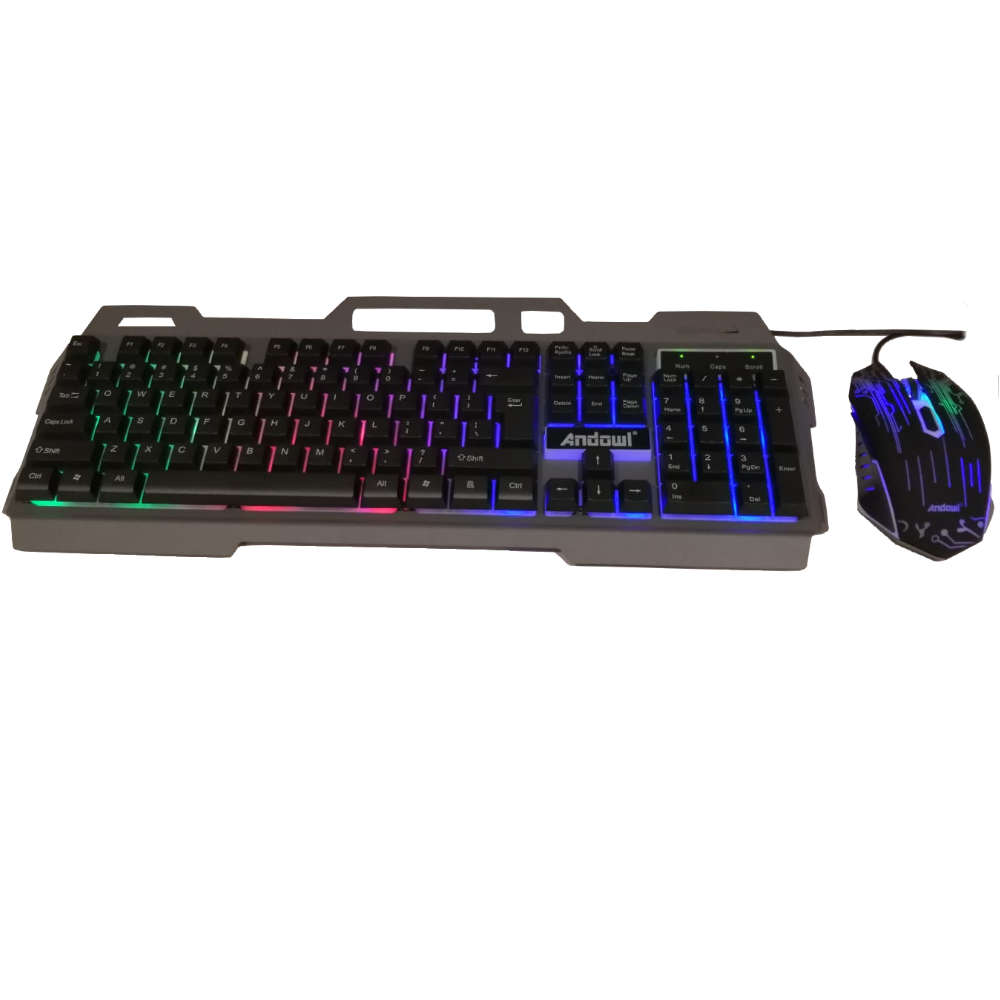 Keyboard & Mouse Bundles - Keyboard - 2-in-1 Keyboard Set - Wired RGB ...