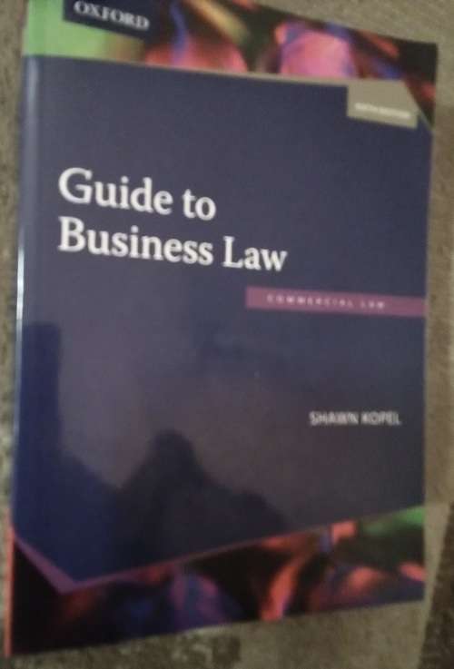 Business & Management Sciences - Guide to business Law ( commercial Law ... Business & Management Sciences - Guide to business Law ( commercial Law ...