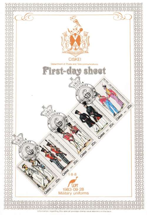 Ciskei - CIS 1983-09-28 British Military Uniforms (6th Series ...