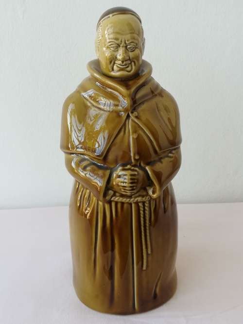 English Porcelain - Ceramic Monk Decanter Abbotts choice.. GREAT ...