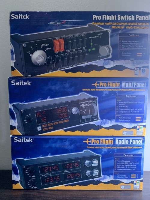 Other Accessories - Saitek Flight Simulator Switch Radio and Multi ...