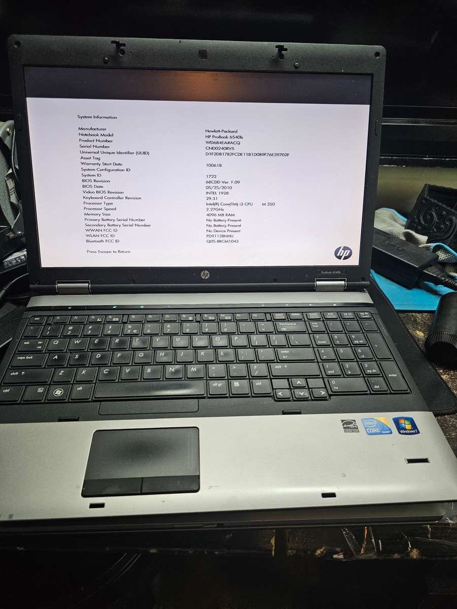 Laptops & Notebooks - 2 x HP Probook 6540b i3-m350 4GB RAM 512GB HDD ...
