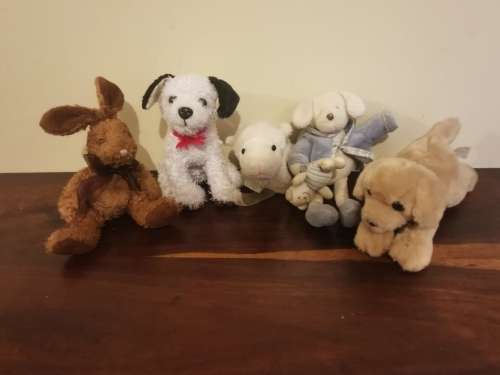 Stuffed Animals - An Adorable Vintage Soft Toy Collection was sold for ...