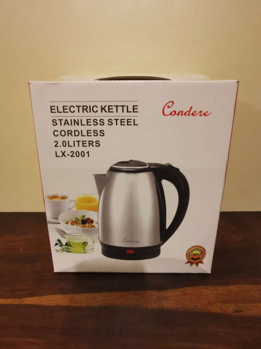 Kettles - 2L Condere Stainless Steel Kettle was sold for R104.00 on 17 ...