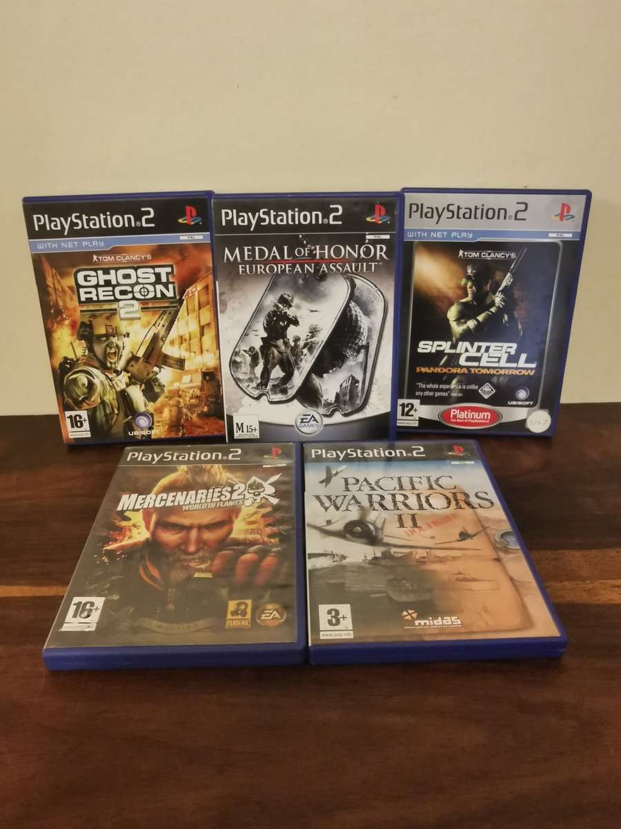 Games - Collection of x5 Classic Army Action Games for PlayStation 2 ...