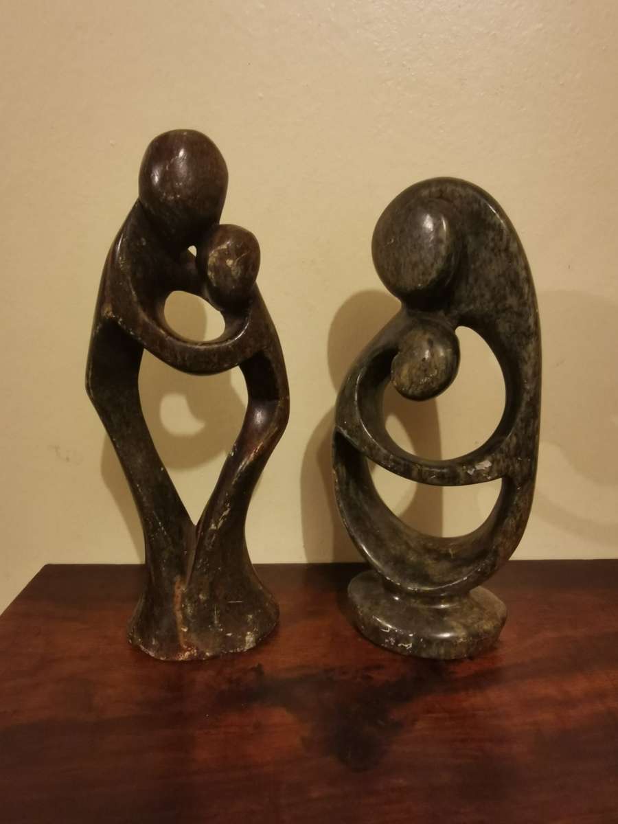 Sculptures & Carvings - Pair of Gorgeous Stone Sculptures for sale in ...