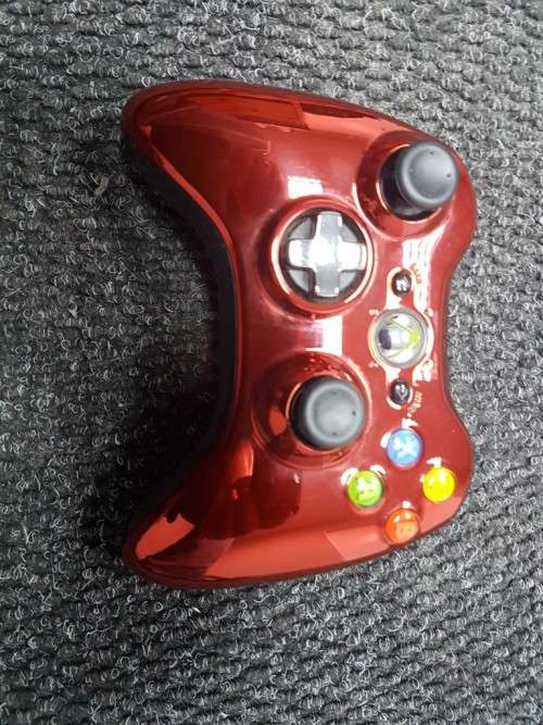 Controllers & Remotes - Wireless Chrome Red Controller XBOX 360 was ...