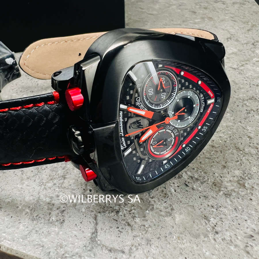 Men's Watches - Tonino Lamborghini Men`s Spyder 12H Phantom Black Watch ...