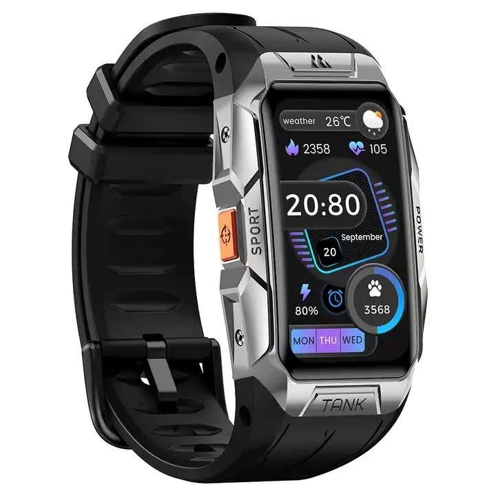 Men's Watches - KOSPET TANK X1 Smart Watch | Smart Band SILVER / BLACK ...