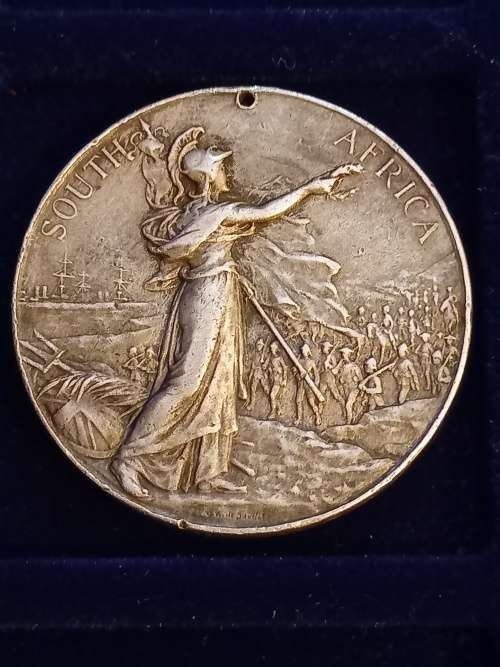 Boer War - Boer war. Q.S.A. Medal. Awarded to P.Steyn. Maritzani.Mr ...