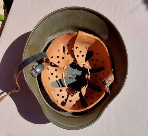 Headgear - GERMAN M53 POLICE (BGS or Bundesgrenzschutz) STAHLHELM ...