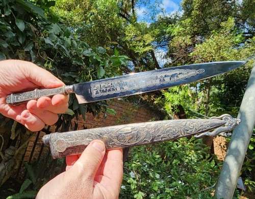 Knives & Daggers - VINTAGE ALPACA SOUTH AMERICAN GAUCHO (COWBOY) BOOT ...