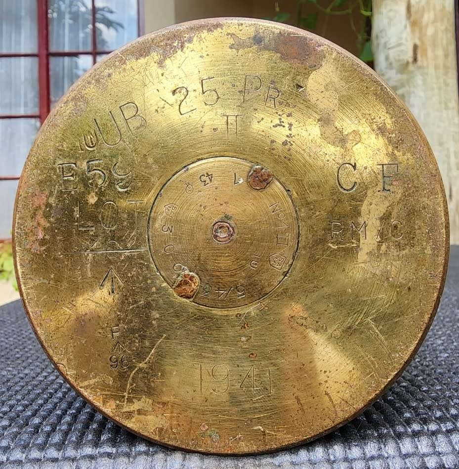 Other War Memorabilia - RARE WW2 1941 SA / CANADIAN 25 POUNDER (25 PR ...