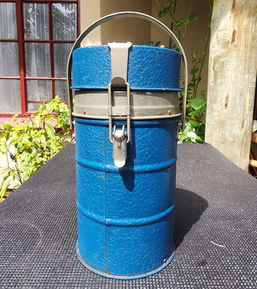 Flasks - Iconic 1930s Large Blue Thermos Brand Vacuum Flask The Very ...