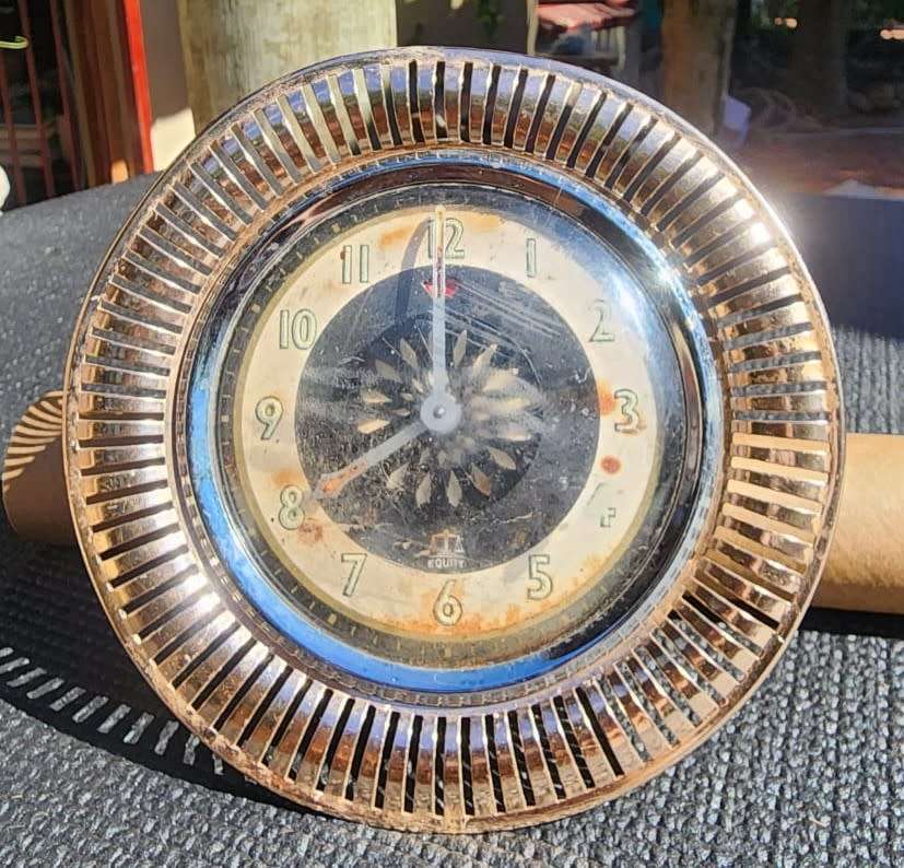 Alarm & Travel Clocks - Retro 1961 Equity Kaleidoscope Mechanical Alarm ...