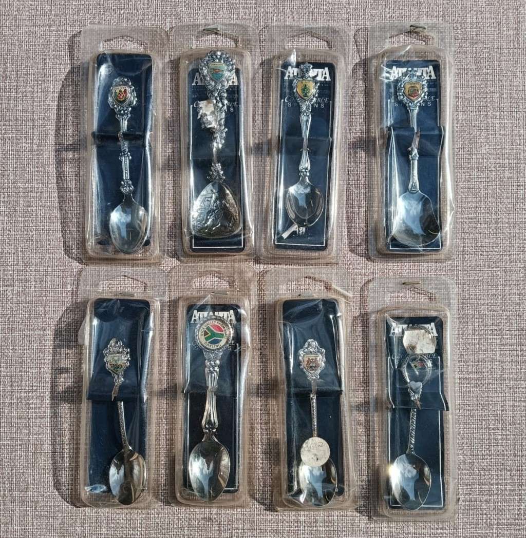 Other Antiques & Collectables - Collection of 8 Souvenir Spoons ...
