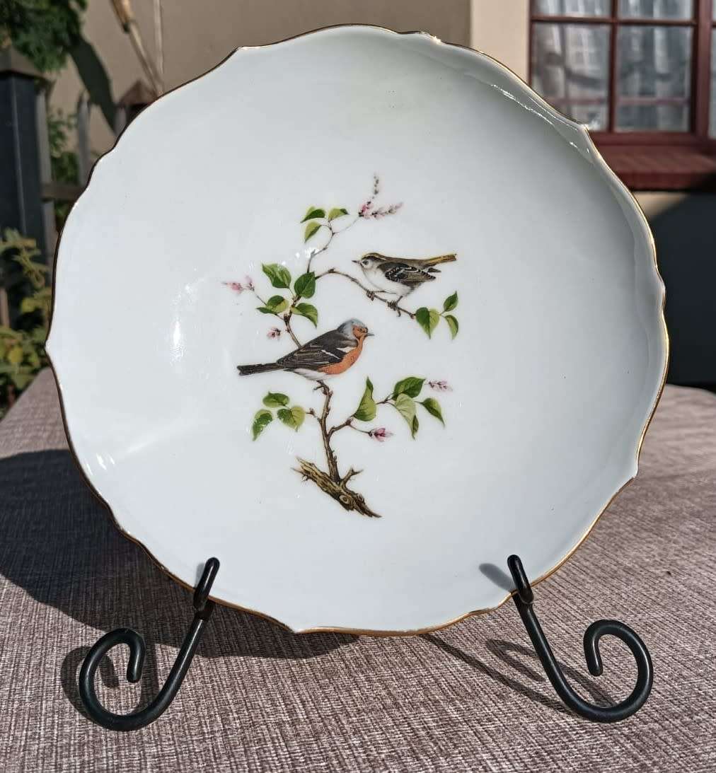 German Porcelain - AK Kaiser Germany Tirol Sparrows in Tree Porcelain ...