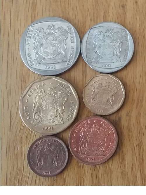 Other Republic of South Africa Coins - (1991 Coat of Arms, bronze ...