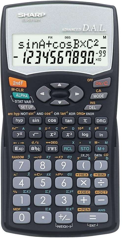 Calculators - Sharp EL 531 WHB Scientific Calculator for sale in Durban ...