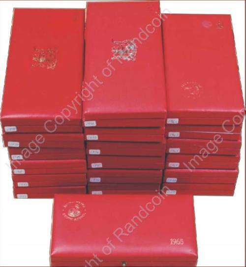 Collections & Lots - *#* Collection of SA Proof Sets 1965 - 1983 - No ...