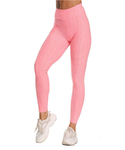 Pants Bosivo Scrunch Booty Honeycomb Anti Cellulite Leggings Yoga Pants Pink Was Listed For