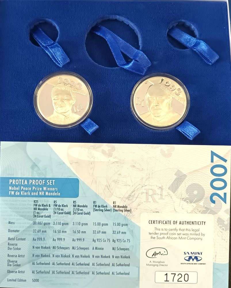 Special Circulation & Commemorative Coins - 2007 Protea Proof Set ...