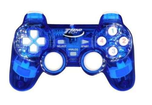 Controllers & Remotes - TrendTech PC Gamepad Controller - Blue with ...